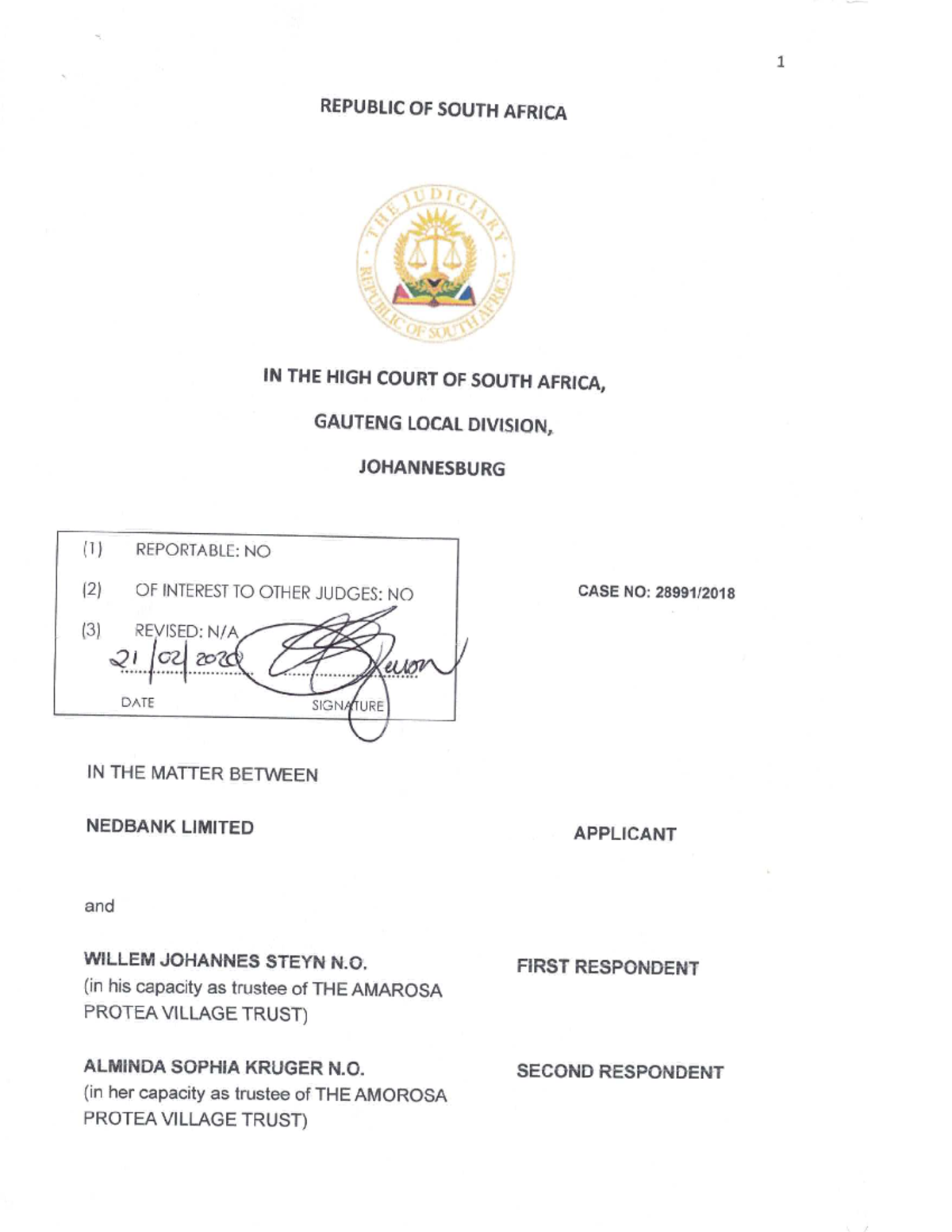 77 - Case law - CSL2601 - Studocu