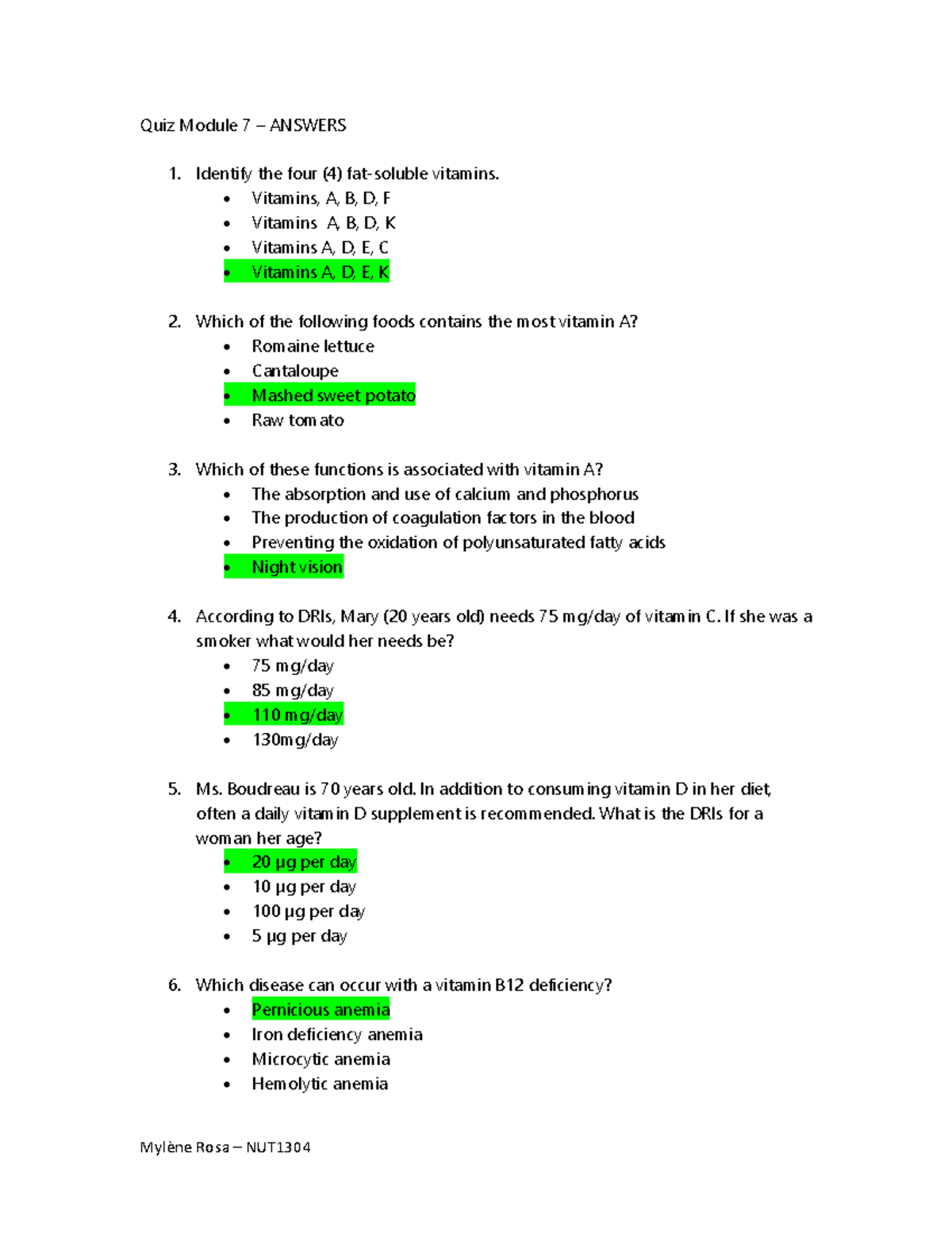 Quiz Module 7 Answers Warning TT Undefined Function 32 Warning