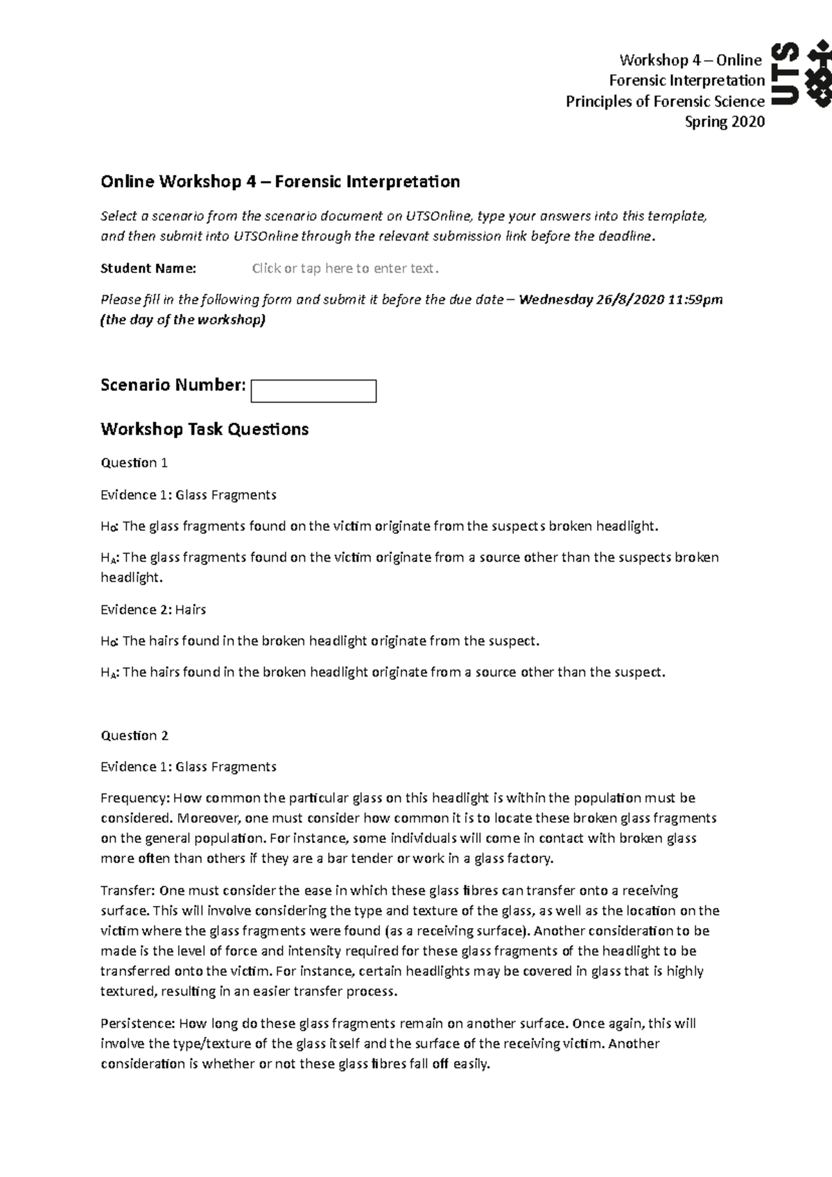 Workshop 4 Answers - Workshop 4 – Online Forensic Interpretaion ...