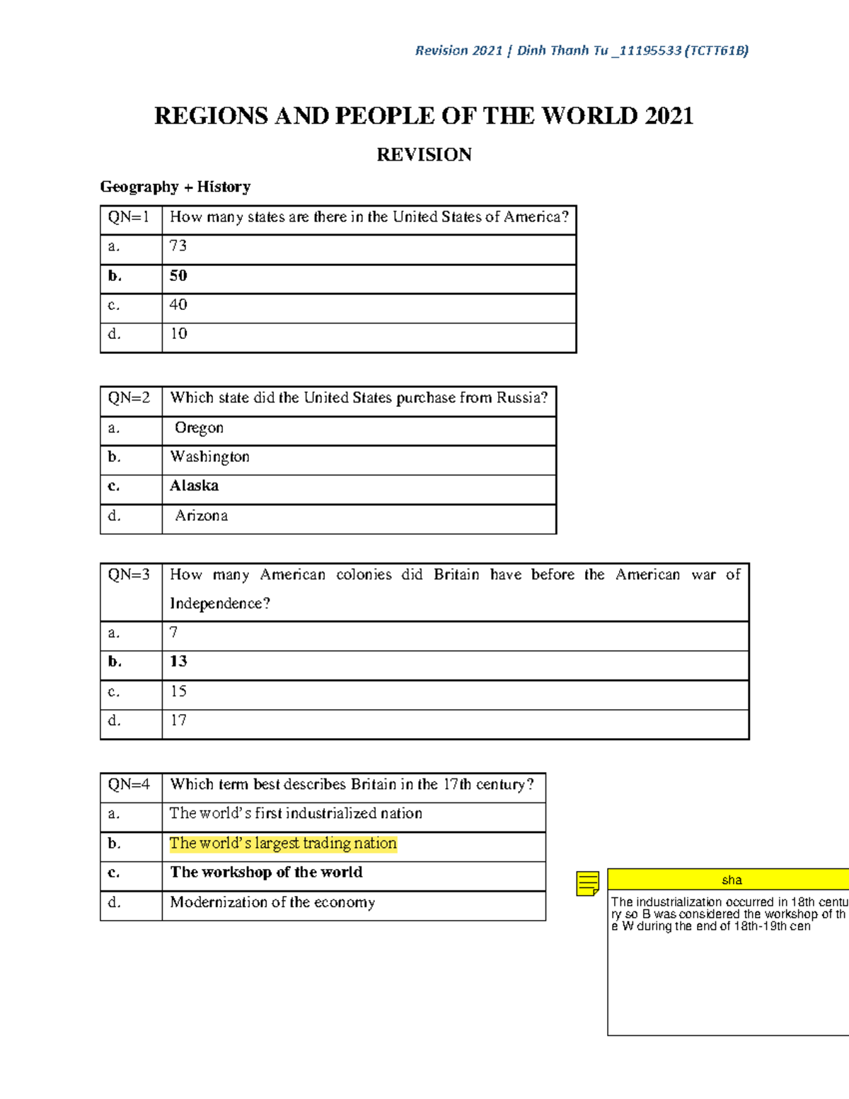 Region People of the world 2021 FB - REGIONS AND PEOPLE OF THE WORLD ...