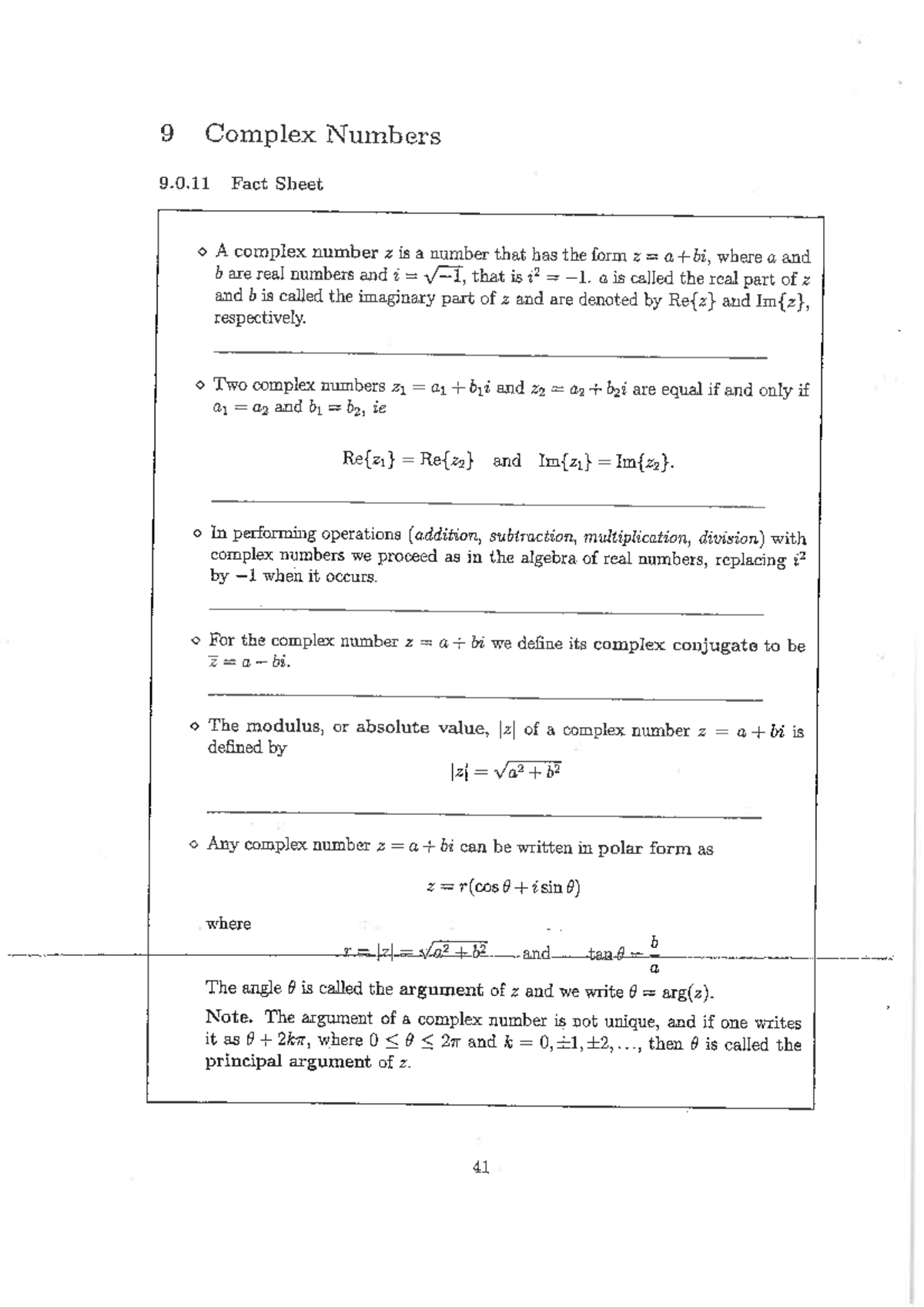 Complex numbers problem Set 1 - NMR5011 - Studocu