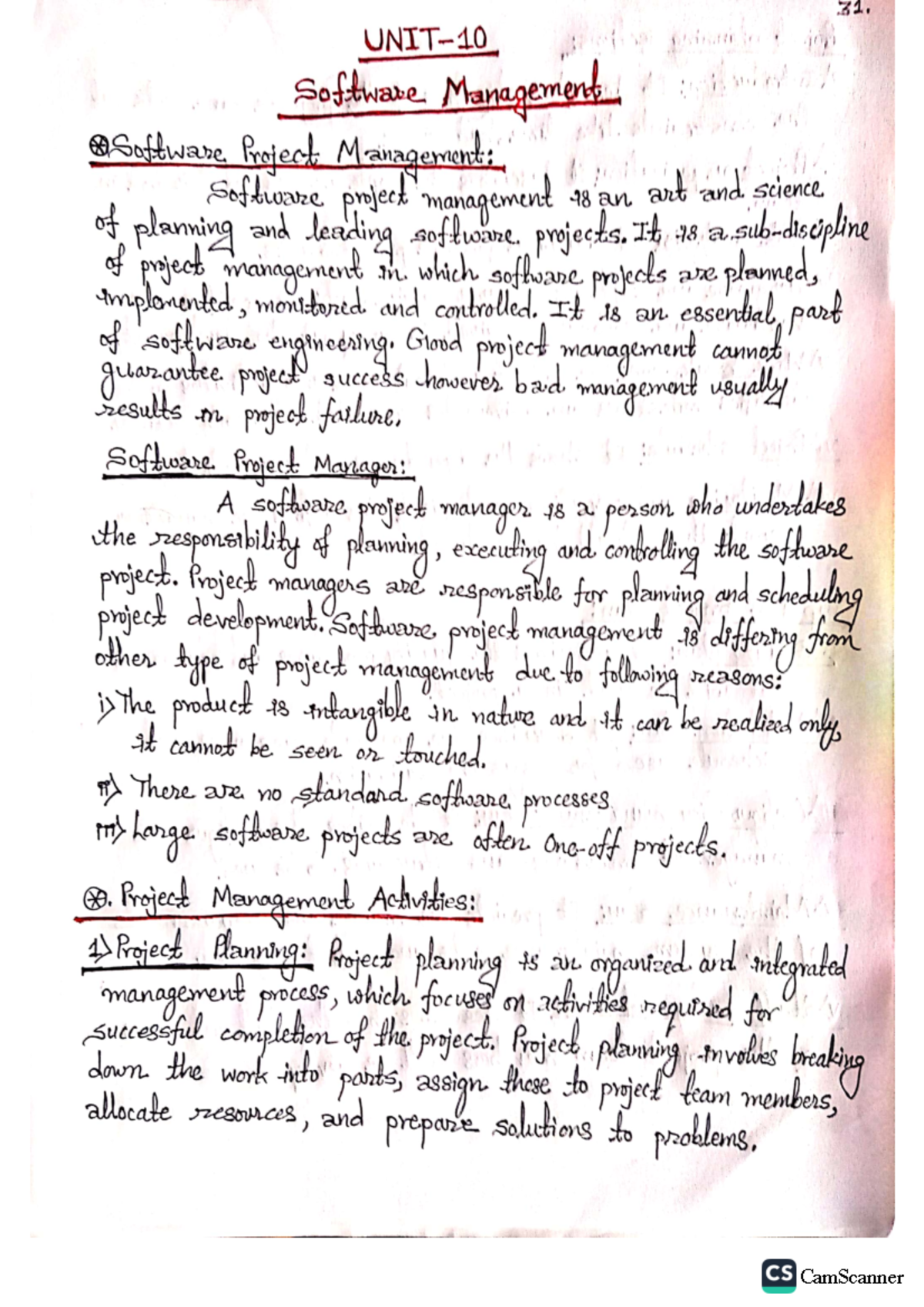 SE UNIT-10 2 - SOFTWARE ENGINEERING - Software Engineering - Studocu