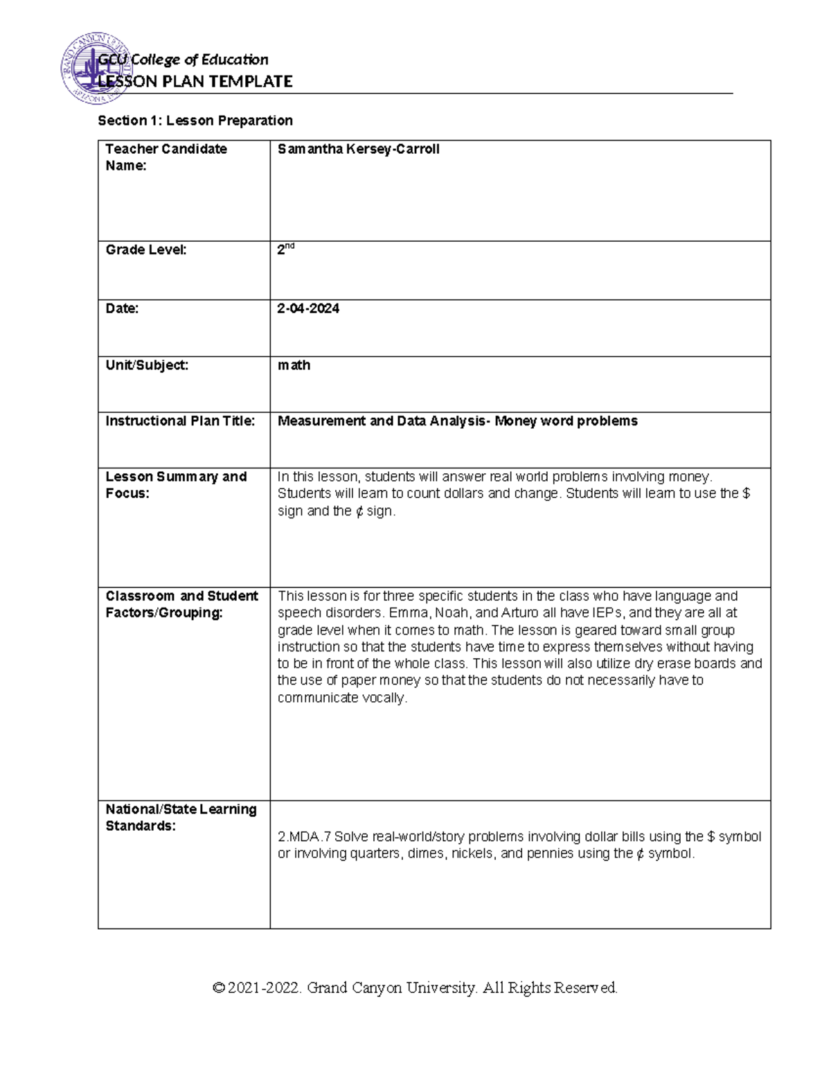 Augmentative and Alternative communication devices lesson - LESSON PLAN ...