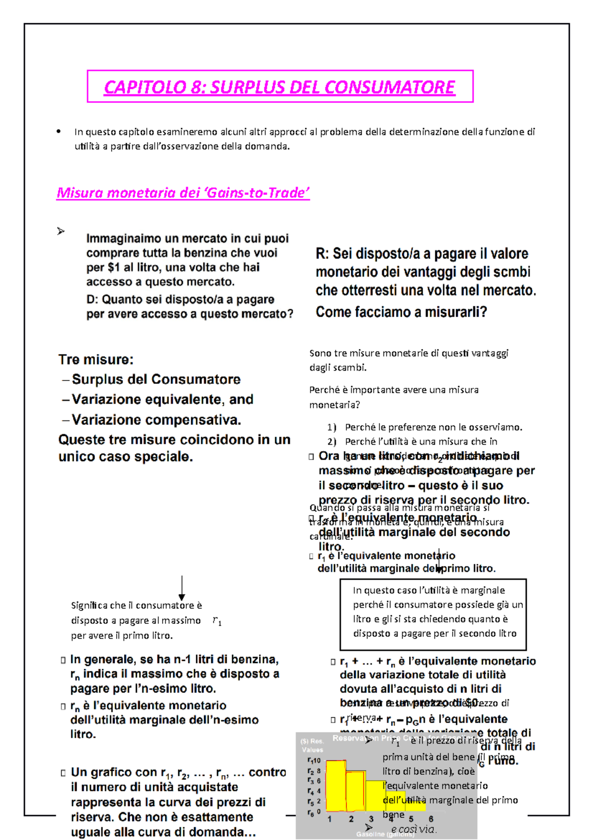 il surplus del consumatore 3 - In questo capitolo esamineremo alcuni altri approcci al problema ...