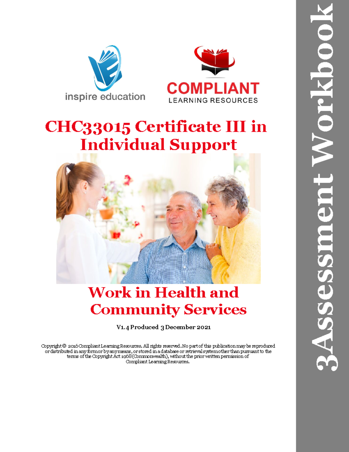 CHC33015-DIS-Subject 3 - Work in Health and Community Services ...