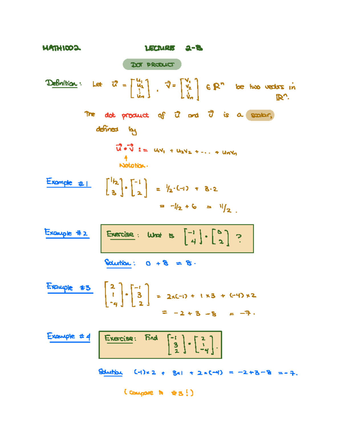 Lecture 2-B-full - MATH1002 - Studocu
