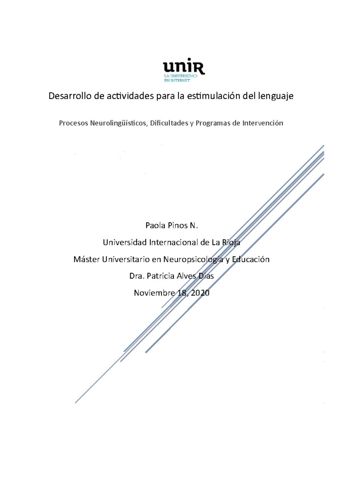 Actividades para estimular el lenguaje - Desarrollo de actividades para la estimulación del ...