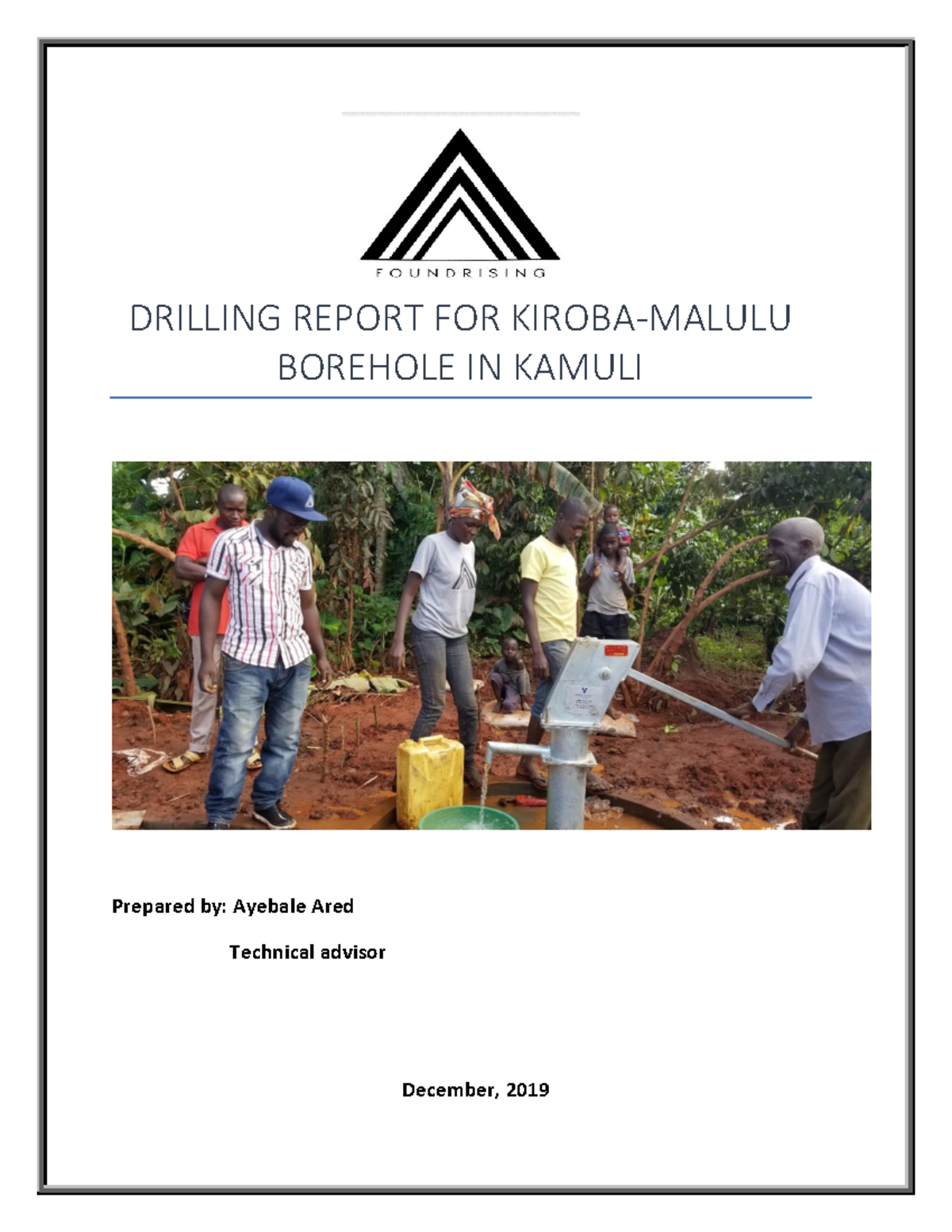 Kiroba Malulu drilling report - DRILLING REPORT FOR KIROBA-MALULU ...