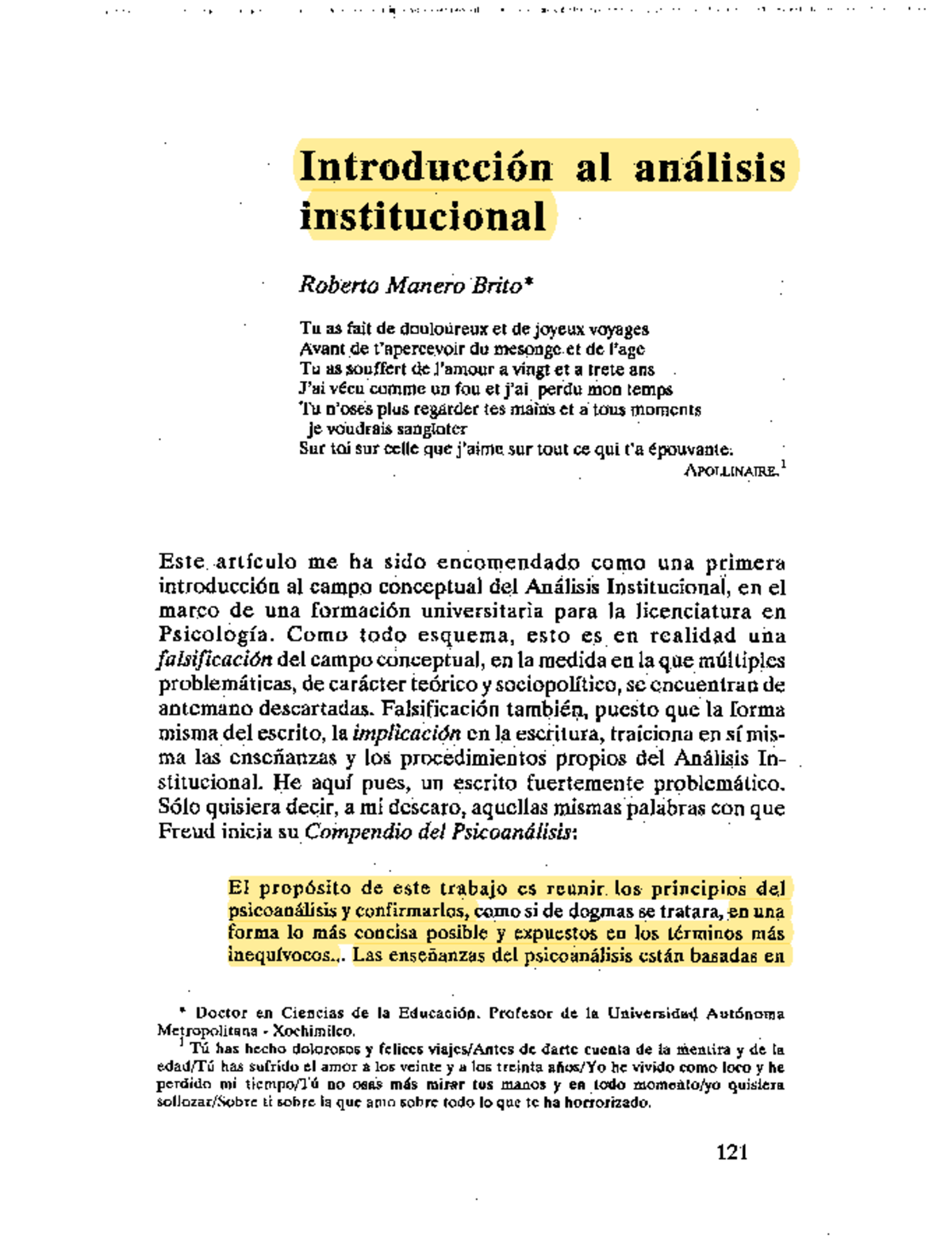 Brito Introducción al análisis institucional - Introduccion al analisis ...