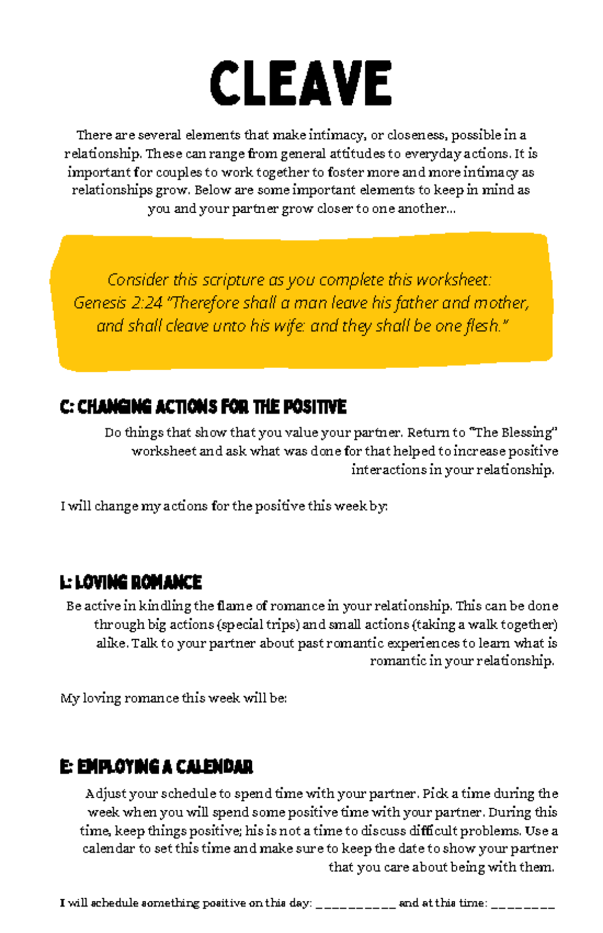 Cleave - CLEAVE There are several elements that make intimacy, or ...