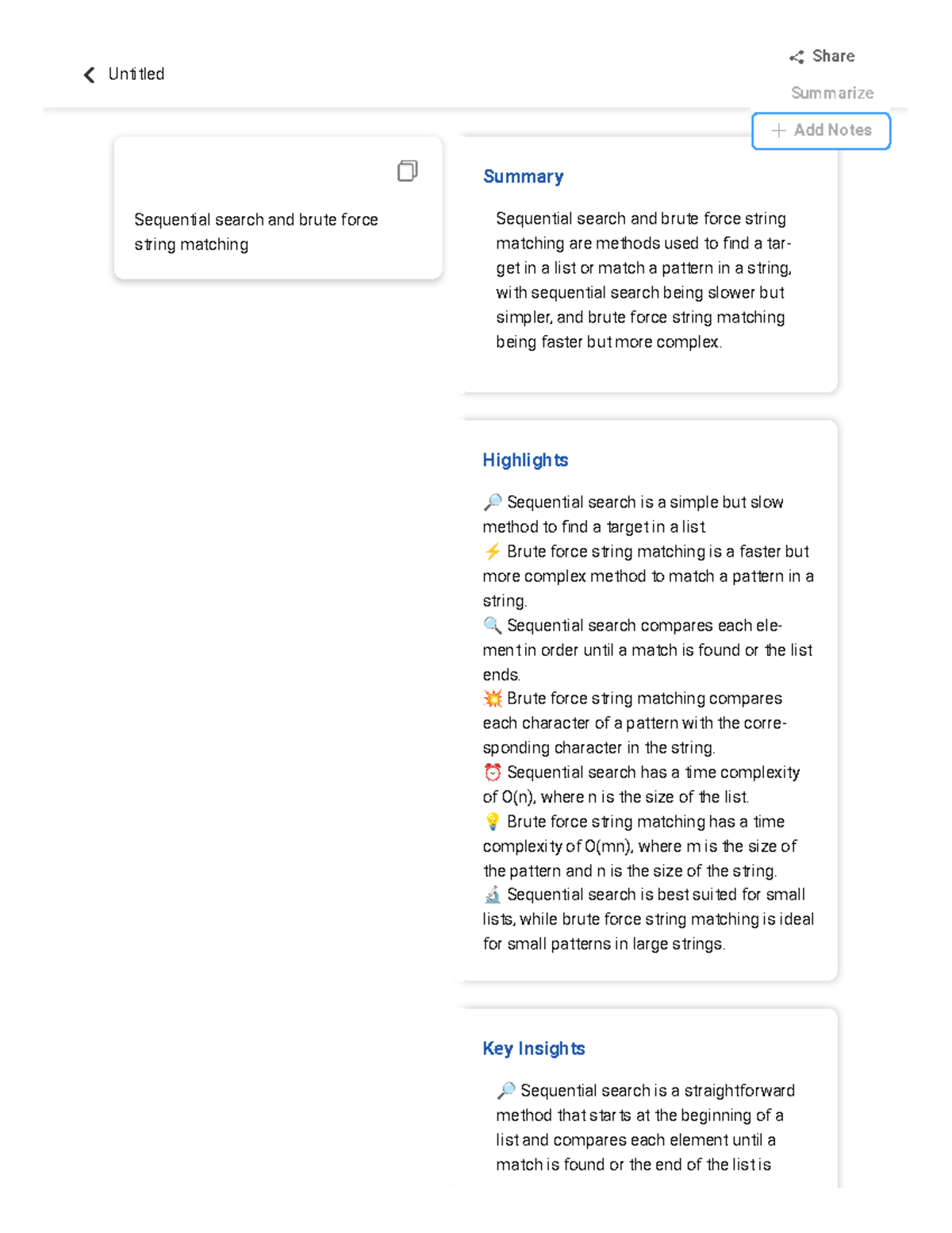 Note GPT - Share Your Learning Note with One Click. - Sequential search ...