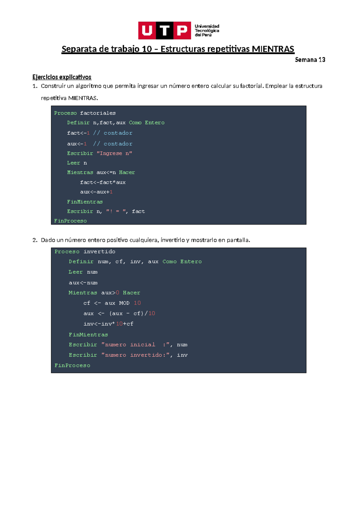 Separata 10 Unidad 03-convertido - Principios de algoritmos - UTP - Studocu