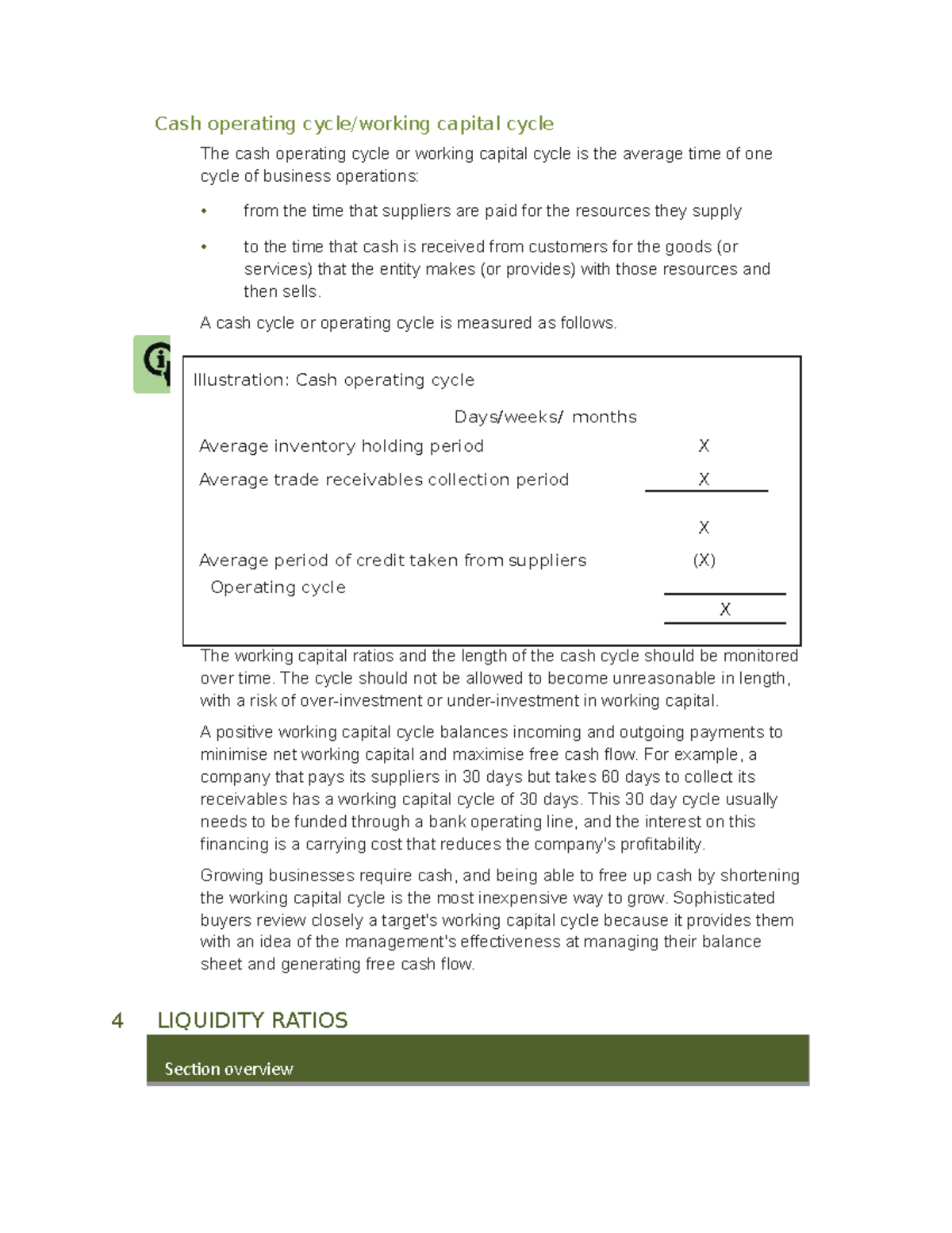 Cash operating cycle - A cash cycle or operating cycle is measured as ...