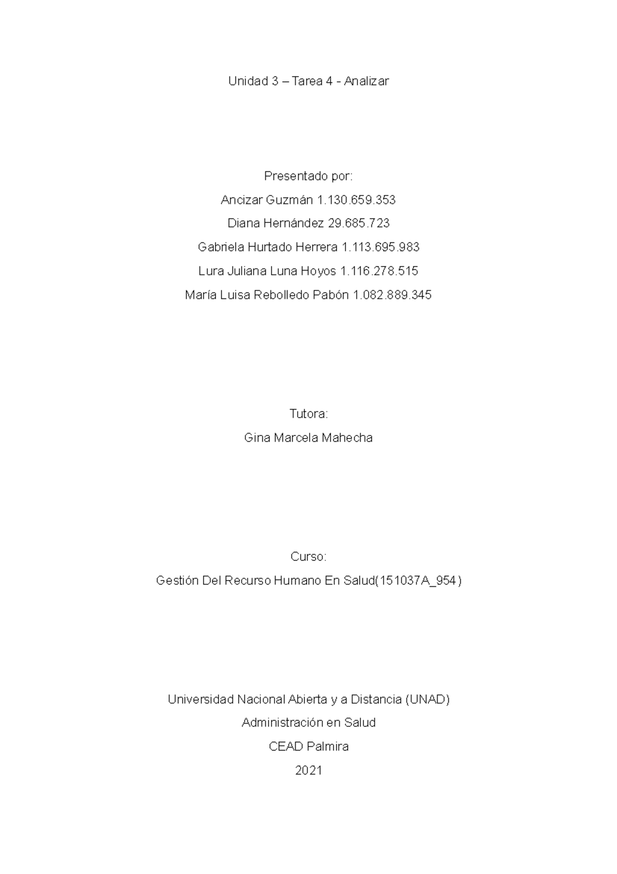 Unidad 3 – Tarea 4 - Analizar-colaborativo - Unidad 3 – Tarea 4 ...