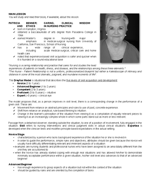 Mod9 - Lecture - JOYCE TRAVELBEE’S HUMAN-TO-HUMAN RELATIONSHIP MODEL OF ...