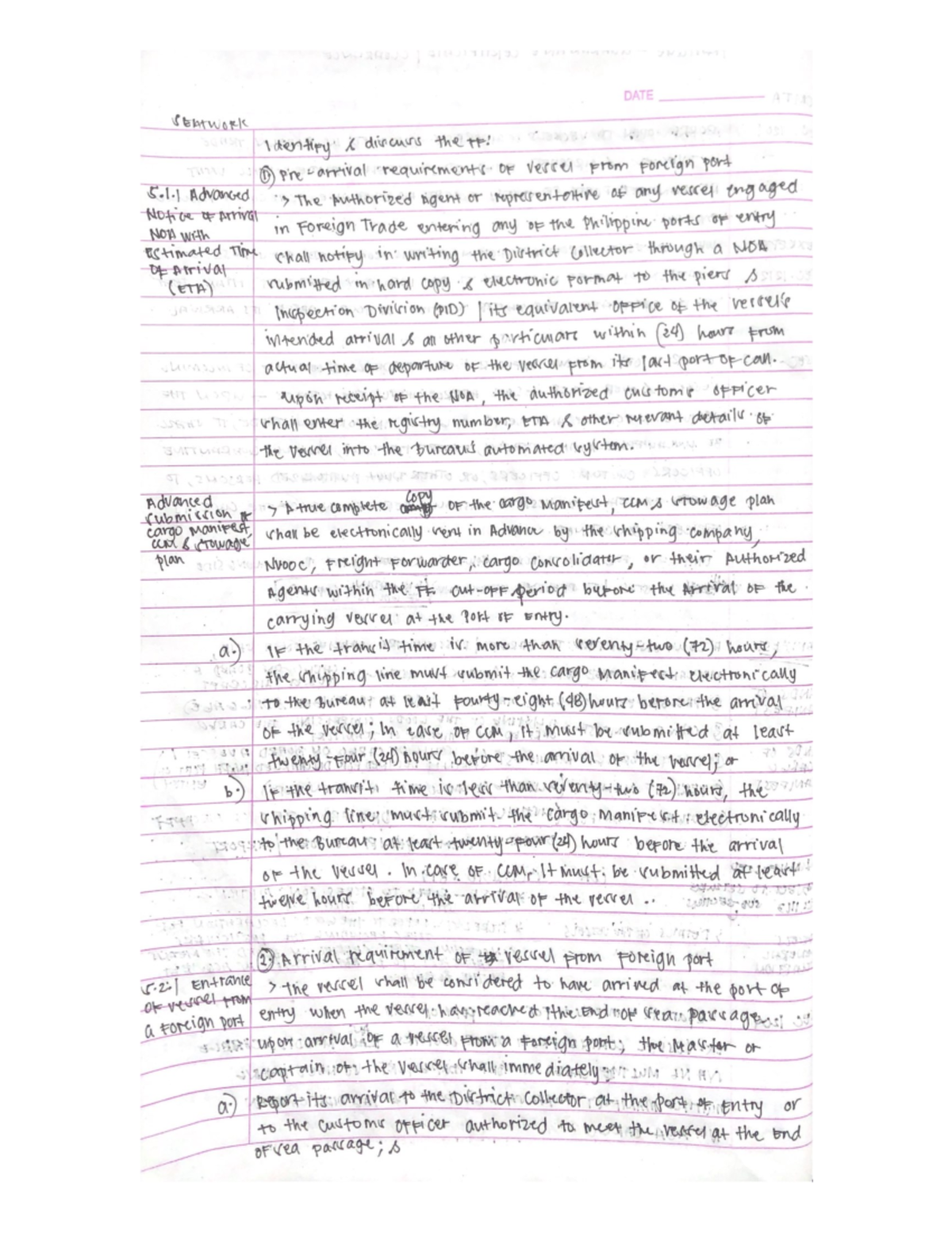 Customs notes/lecture - Business Administration - Studocu