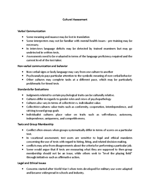 Psychological assessment - Introduction to Psychological Assessment ...