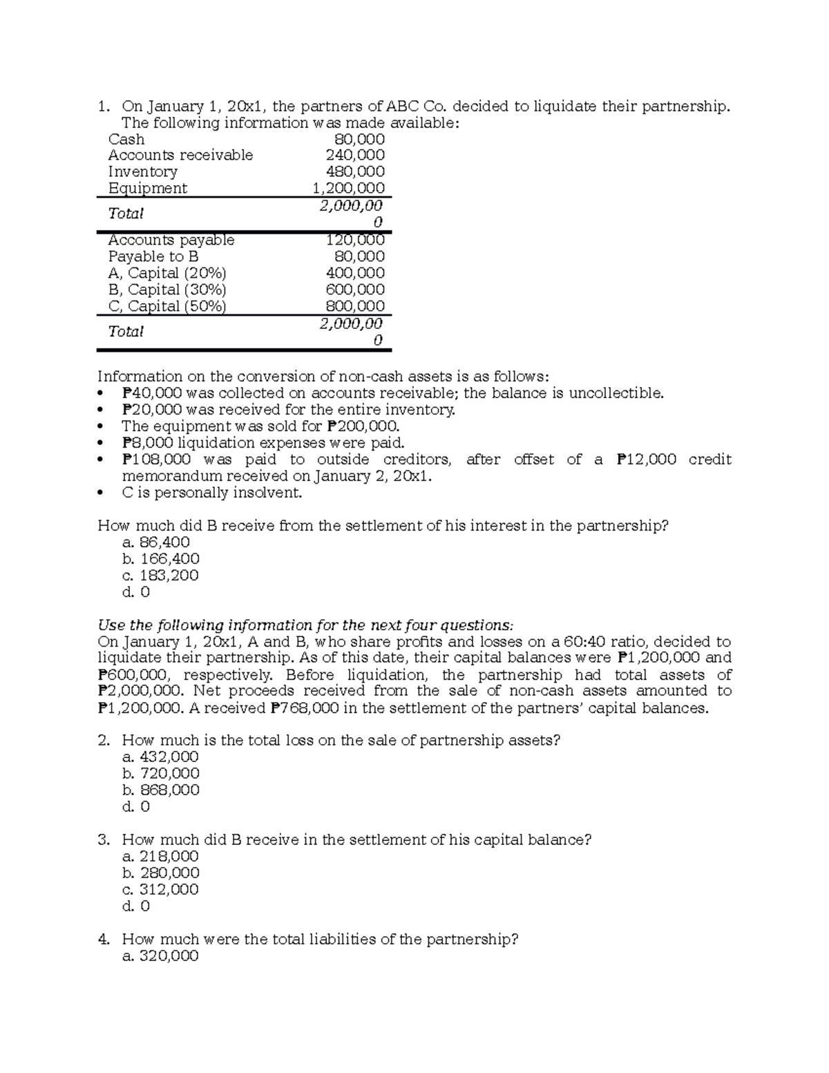 QUIZ-2 AST - Accounting for special transactions ( Advance accounting ...