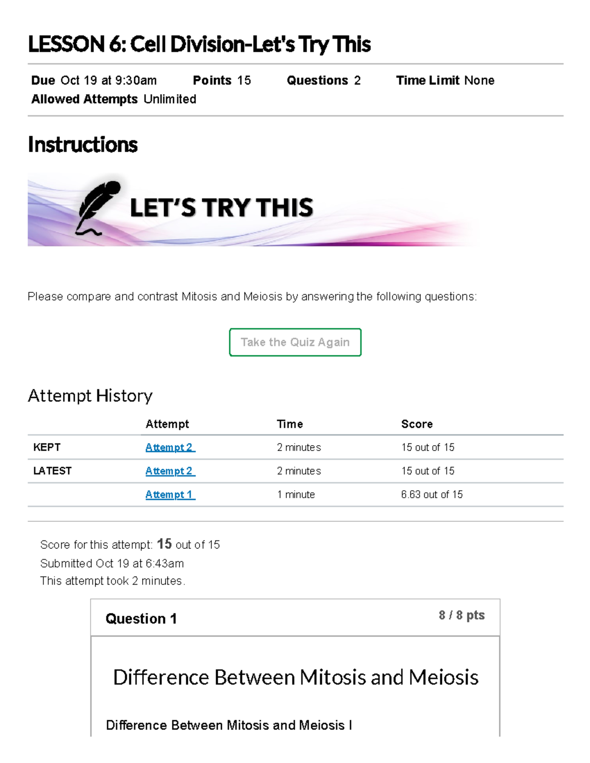 Lesson-6 -Cell-Division-Lets-Try-This - LESSON 6: Cell Division-Let's ...
