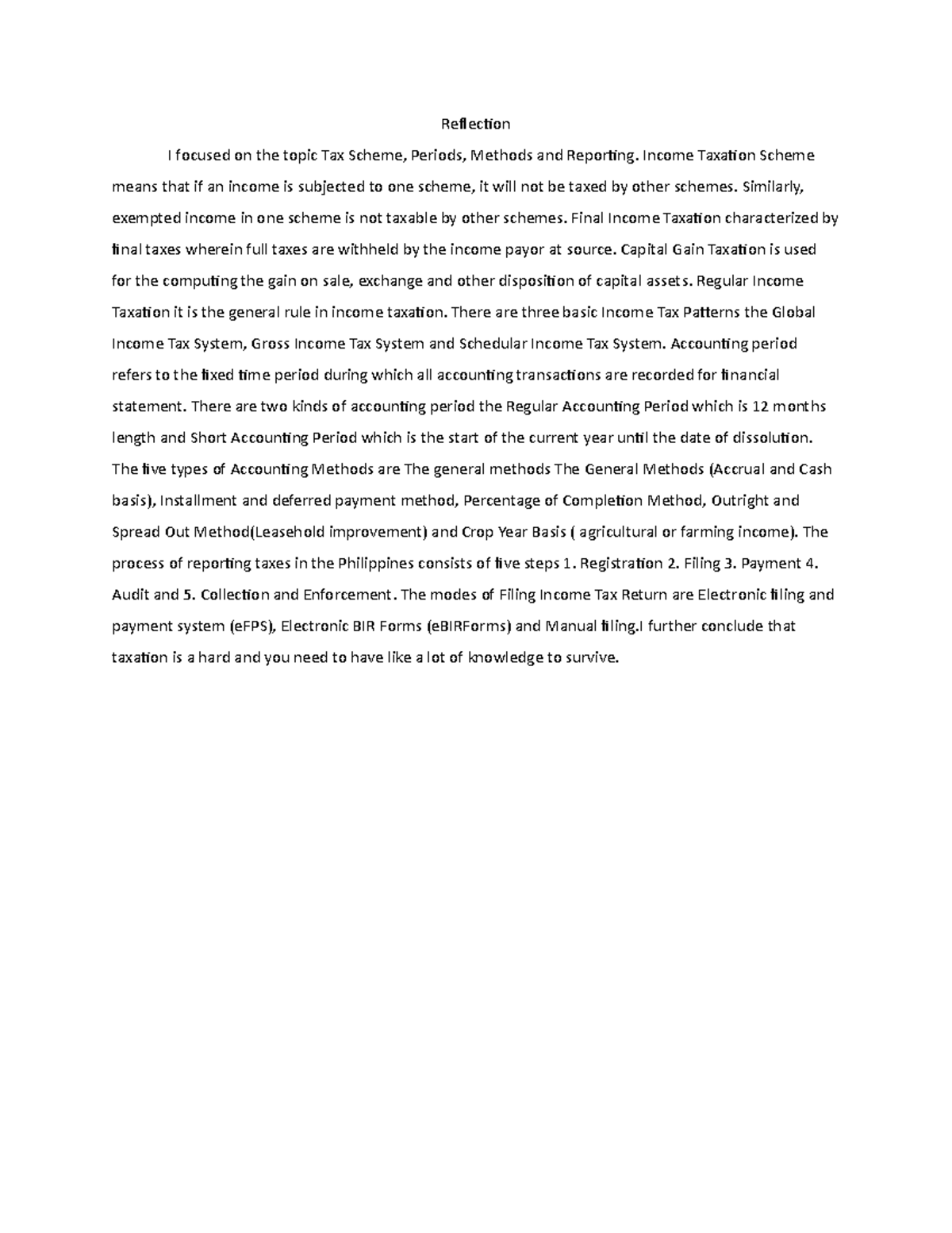 Reflection 3 - Entrepreneurial Management - Reflection I focused on the ...