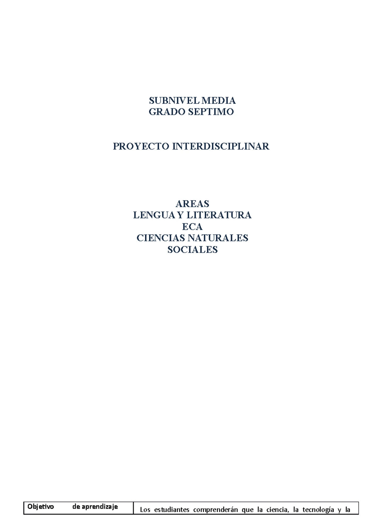 2021-2022 proyecto Examen Primer Quimestre Novenos EGB. Superior ...