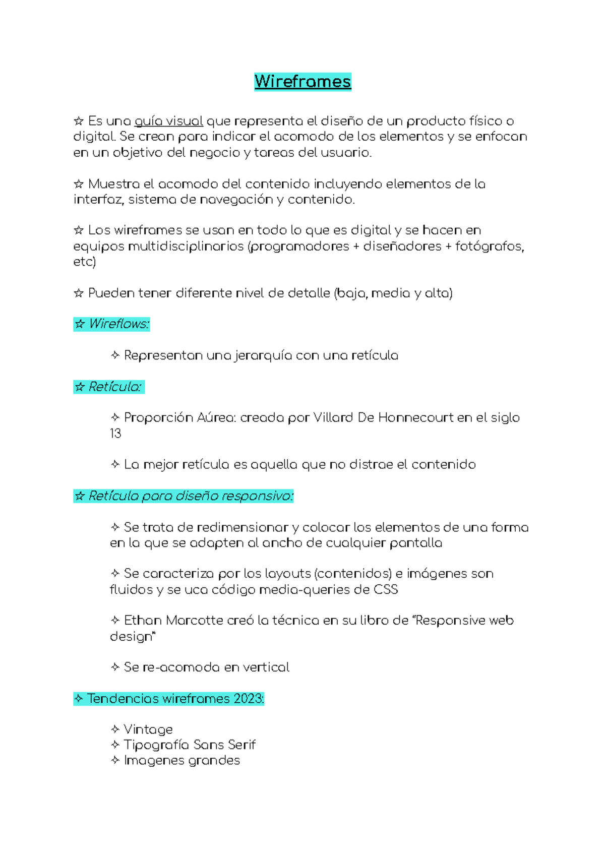 Wireframes 2023 - Wireframes ☆ Es una guía visual que representa el ...