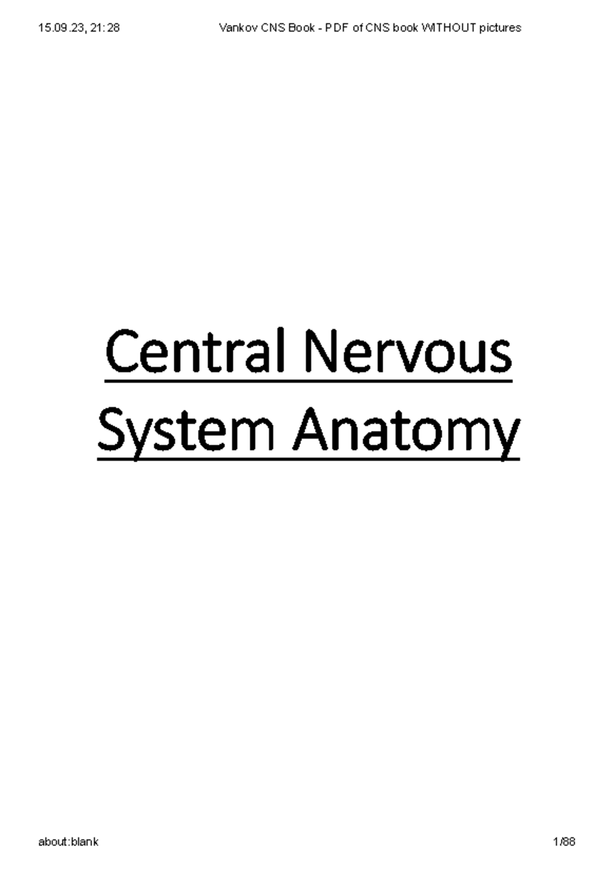 Vankov CNS Book - PDF of CNS book Without pictures - Cen ...