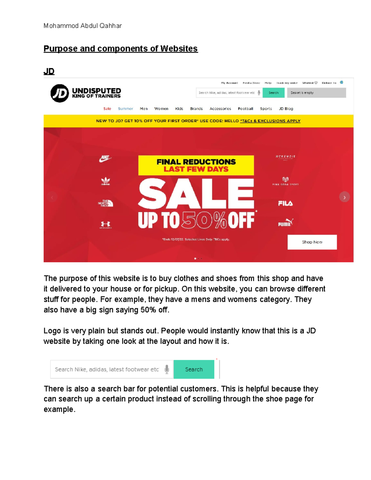 Purpose and components of website - Purpose and components of Websites ...