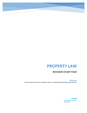Property LAW – Introduction, Definitions, Characteristics AND ...