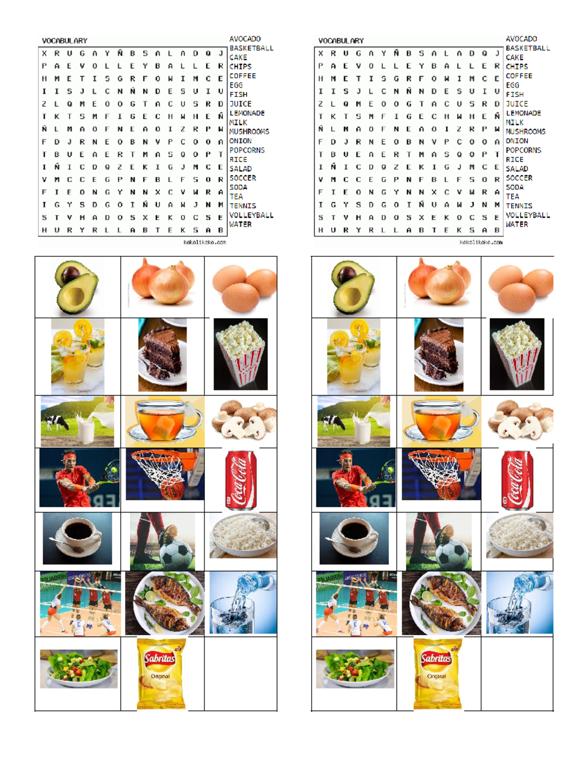Vocabulary.- likes and dislikes - Inglés 7 - Studocu