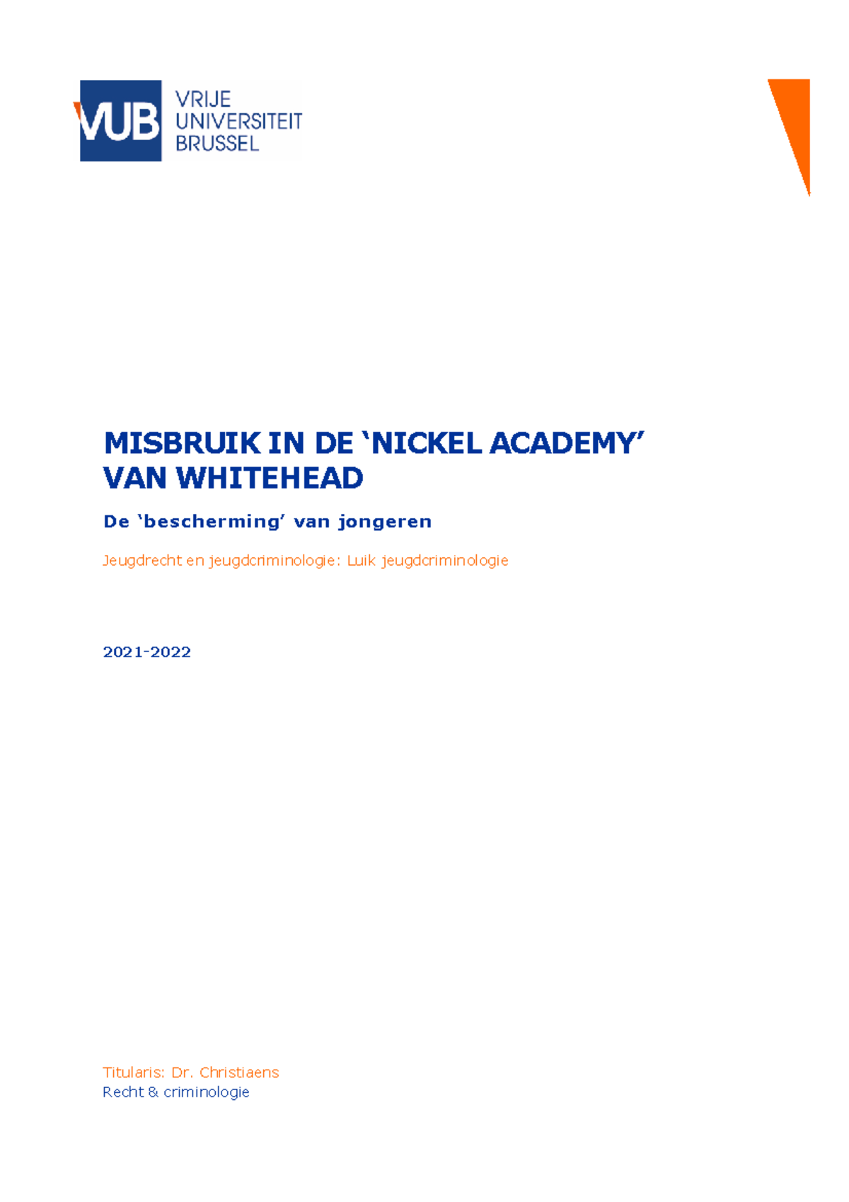 Paper Nickel boys copy - MISBRUIK IN DE ‘NICKEL ACADEMY’ VAN WHITEHEAD ...