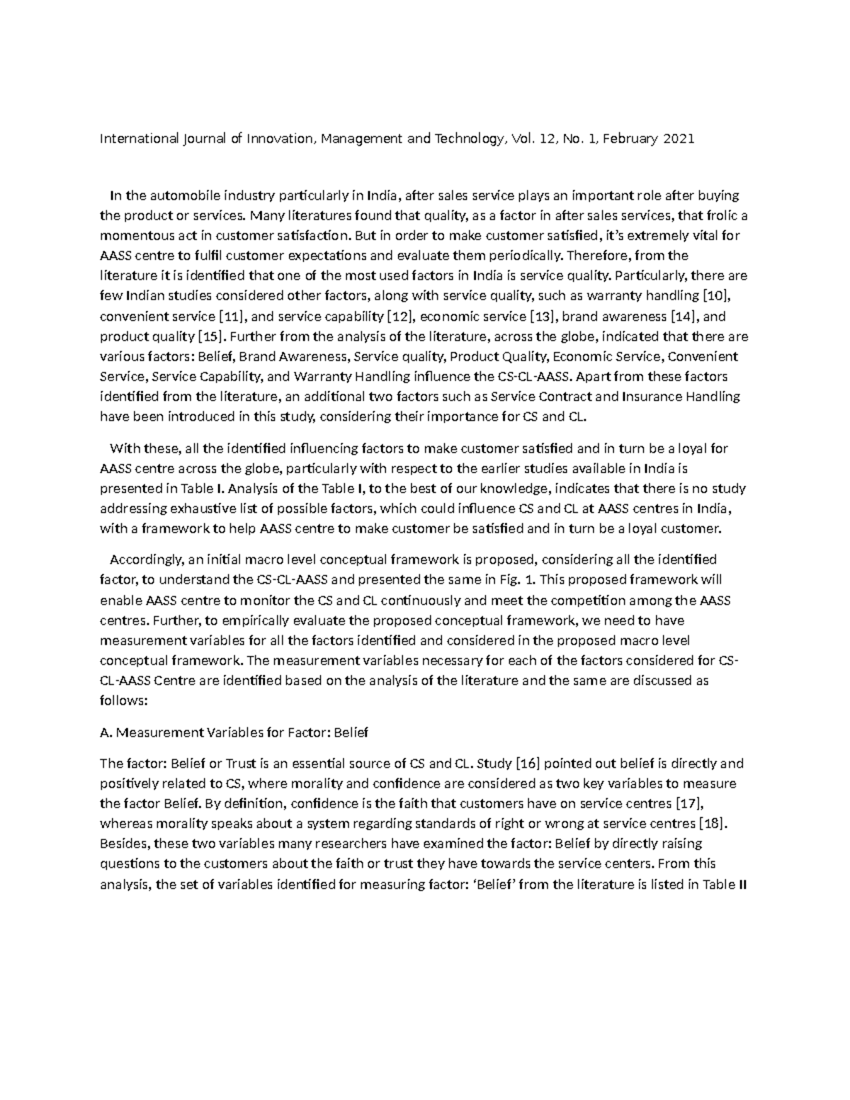 RRL - International Journal of Innovation, Management and Technology ...