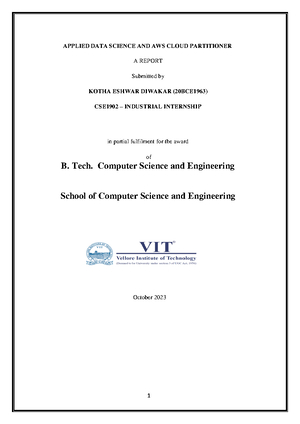 20BCE1477 Internship Report - Artificial Intelligence Externship A ...