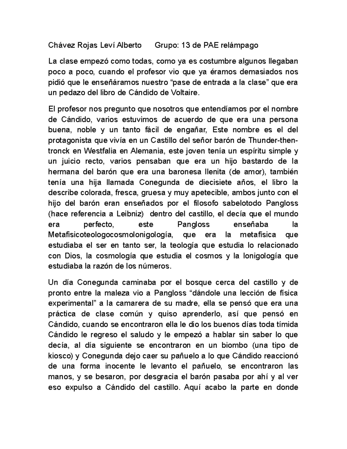 Reporte de clase 4 - PAE RELAMPAGO - Chávez Rojas Leví Alberto Grupo ...