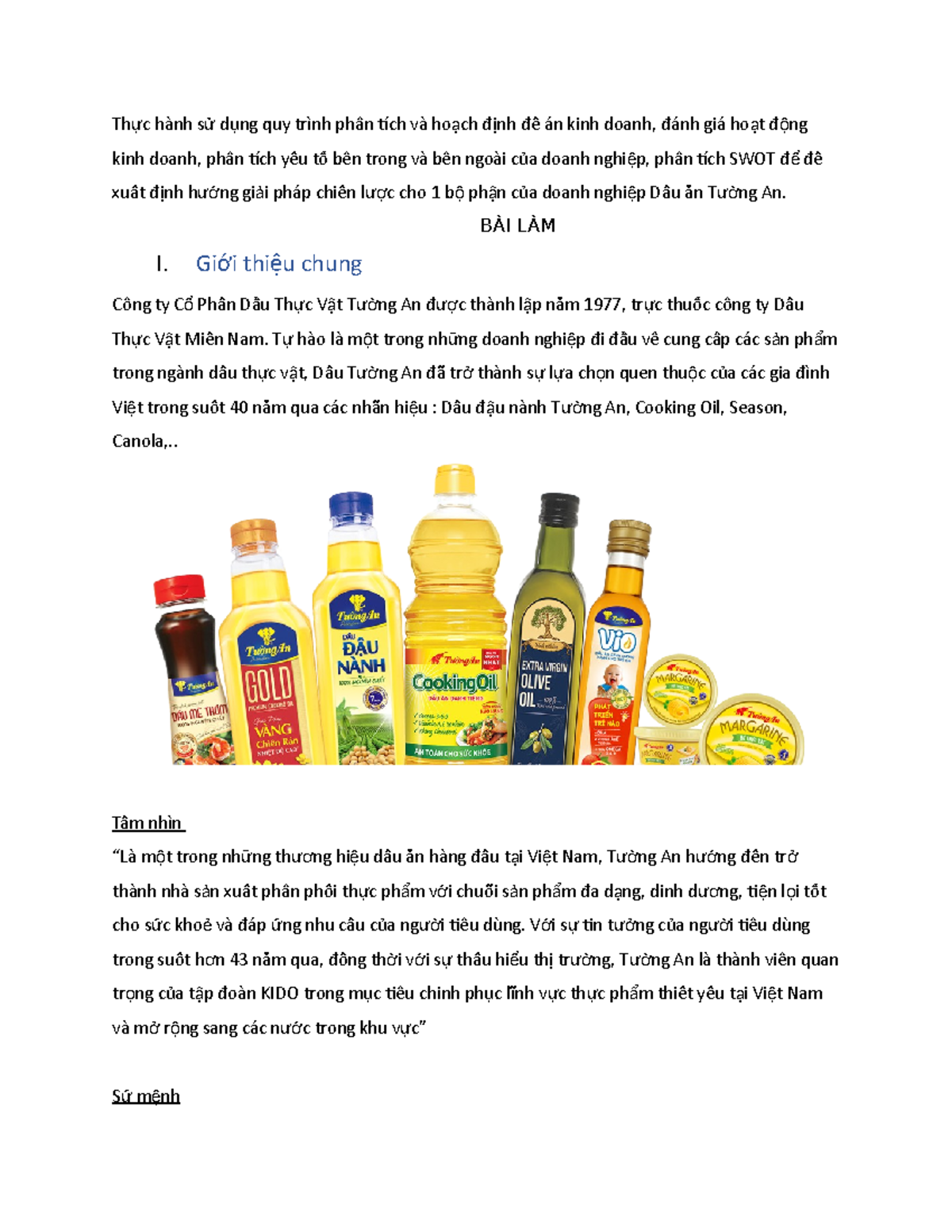 TRẦN THUỴ LÊ VI - BTCN 2 - Th ực hành s ử d ng quy trình phân tch và ho ch đ nh đềề án kinh ...