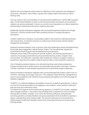 D293 OA Notes for Test - Types of Assessment Formative Assessment ...