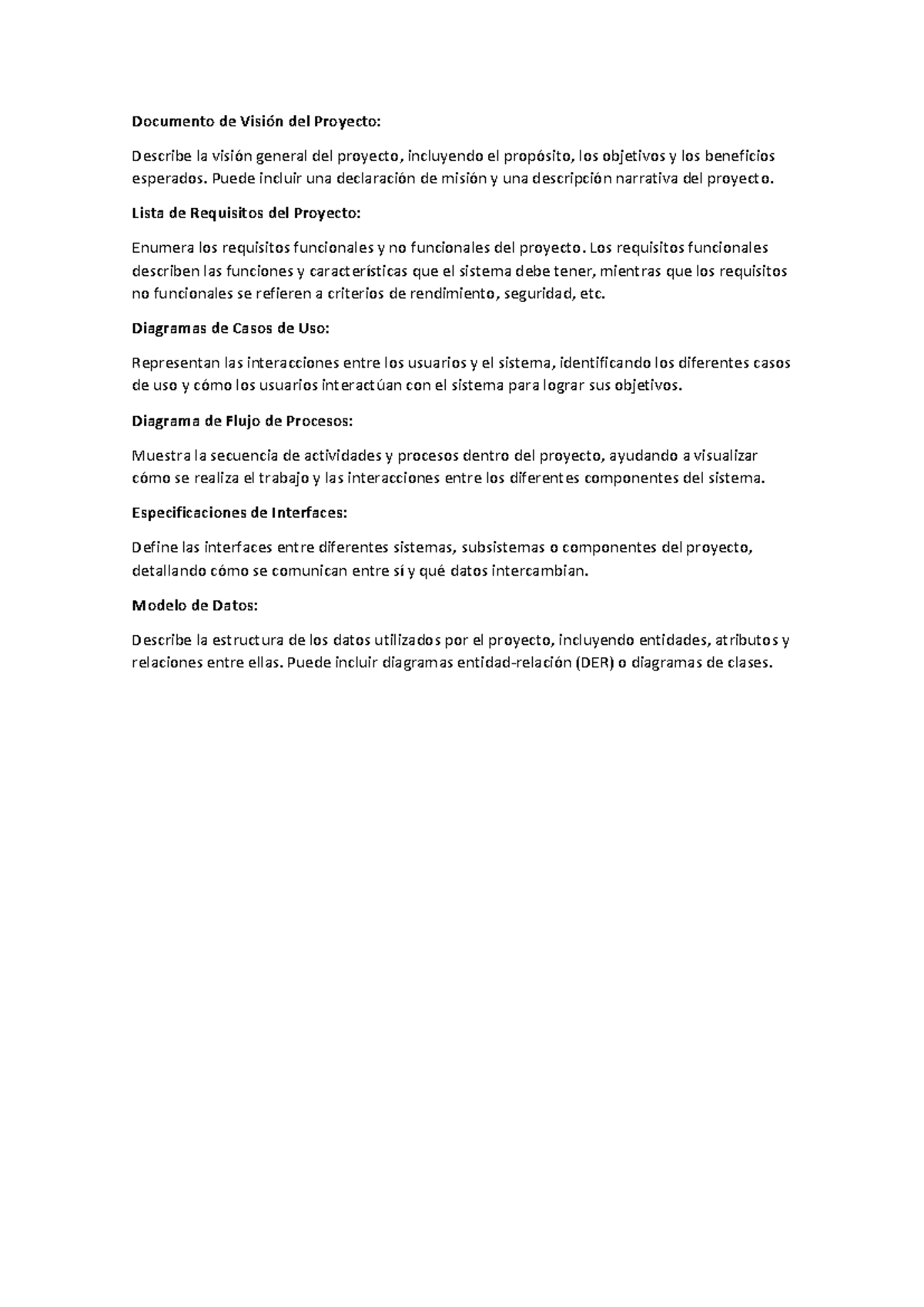 Guia de Elaboración Documento de Proyecto - Documento de Visión del ...