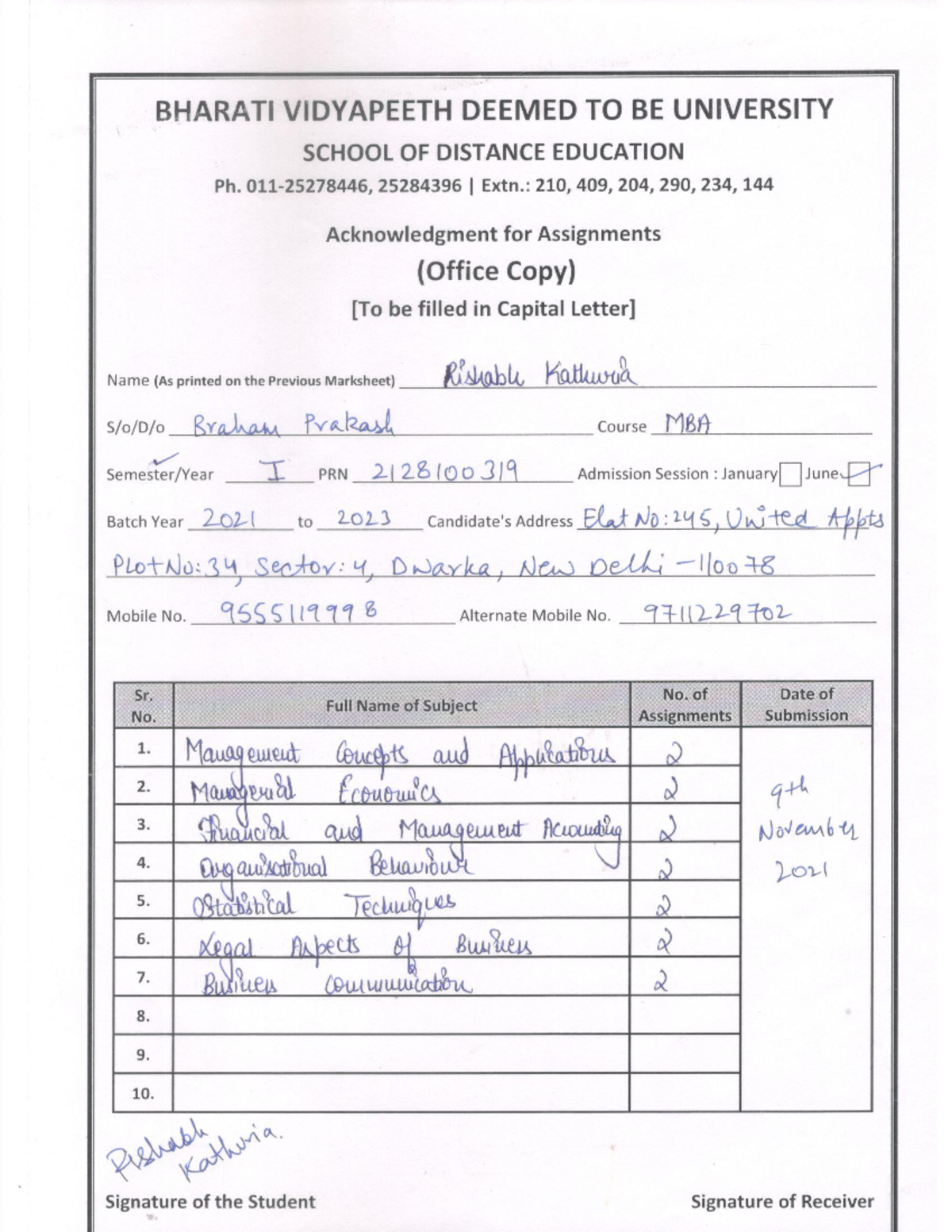 101 - Assignment Notes for MBA sem 1 - masters mba - Studocu