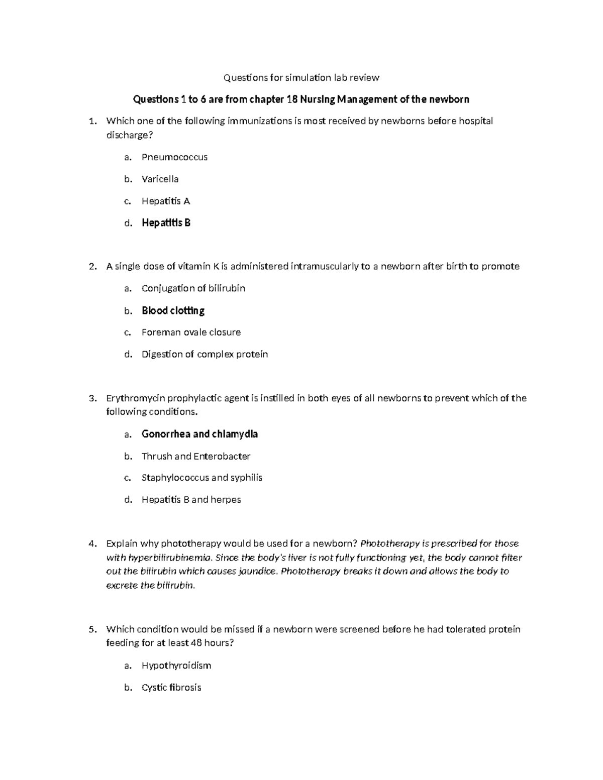 Sim prelab questions - For lab - Quesons for simulaon lab review ...