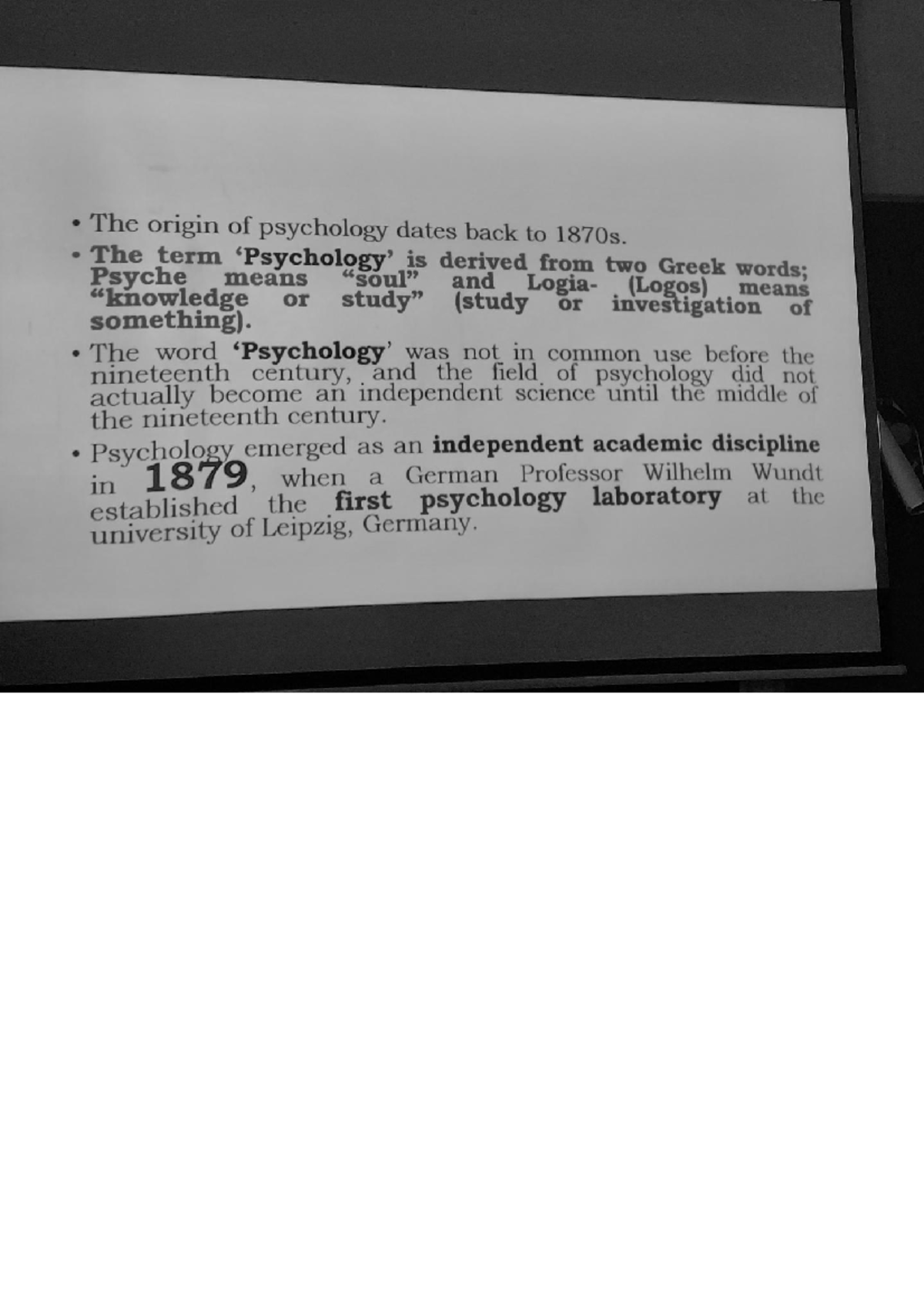 UNIT 1 Psych Processes - notes - Basic Psychological Processes - I ...