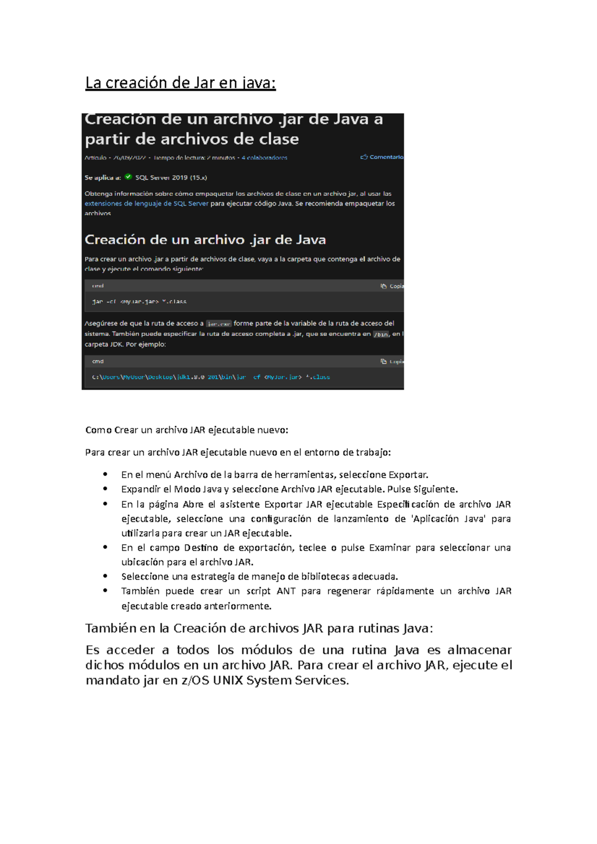 La Creacion de jar en java DJK - La creación de Jar en java: Como Crear un archivo JAR ...