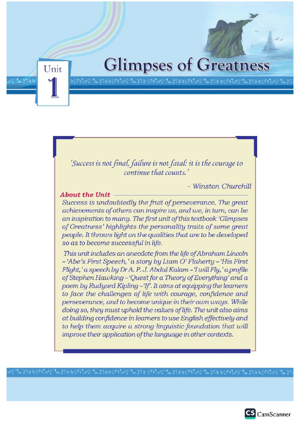 English Lesson 1 - Text book pdf His First Flight -I Will Fly -Quest ...