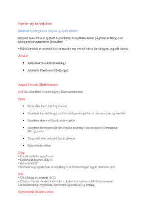 Sykdommer i Nervesystem - Studocu