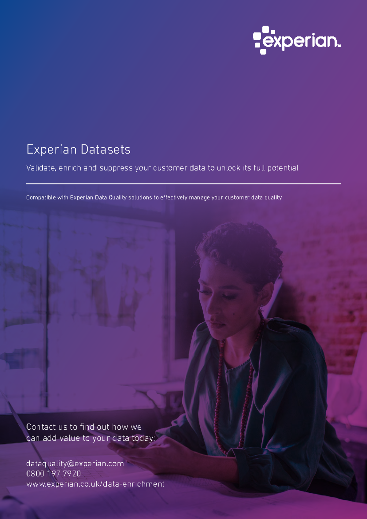 40 data-sets-guide - Experian Datasets Contact us to find out how we ...