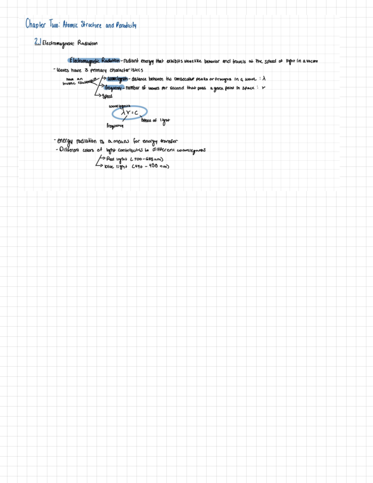 Unit 2 - Unit 2 Notes for General Chemistry: An Atoms Approach - 2 The ...