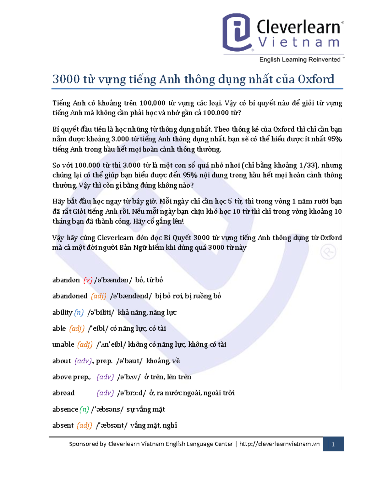 3000 từ vựng - sgfdgfdsgsfdgsfdgfdgf - 3000 tÿ v ÿ ng ti e ng Anh tho ng du ng nh¿ t c u ...