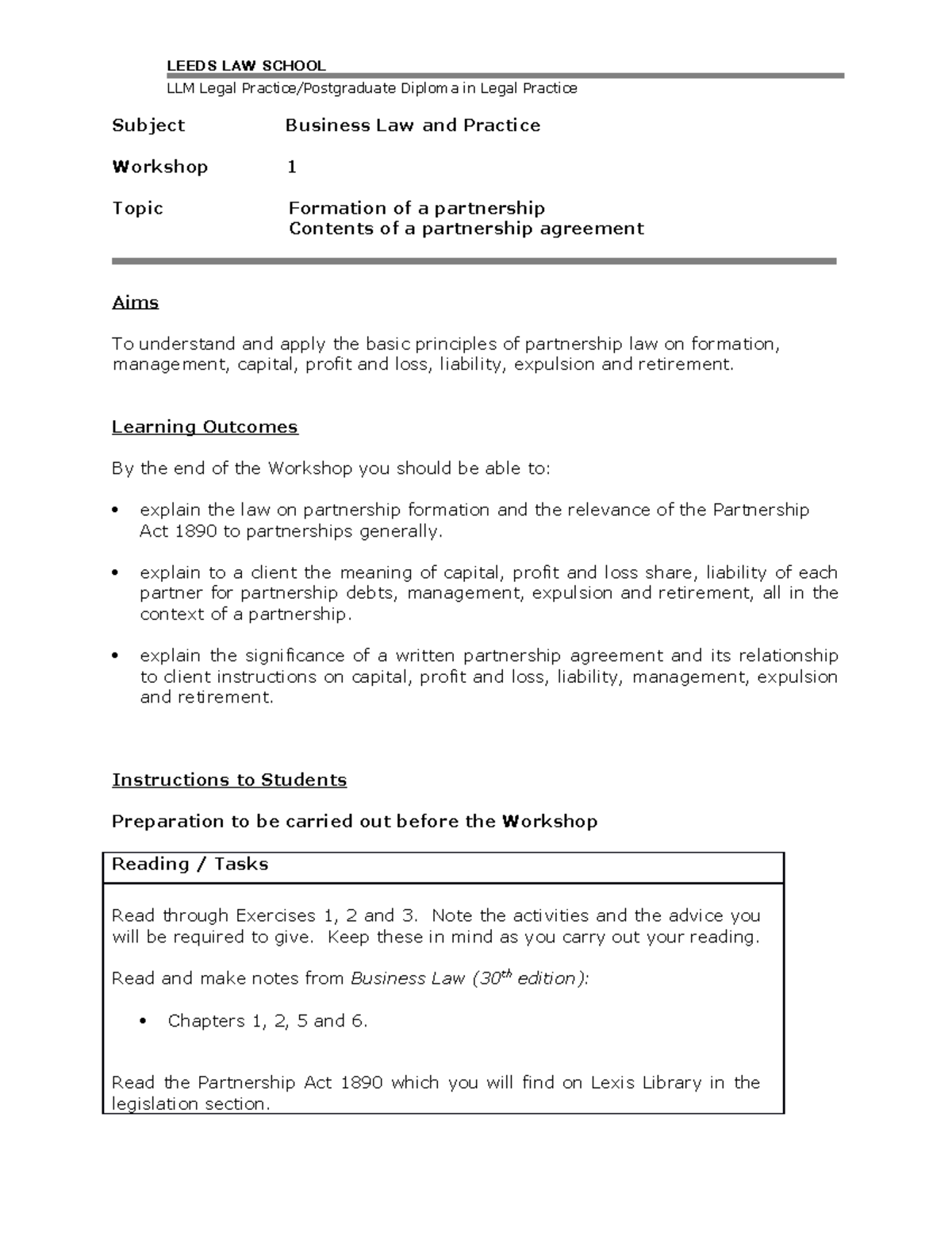 BLP 22-23 Unit 1 - Lecture notes LPC - Legal Practice Course - LEEDS ...