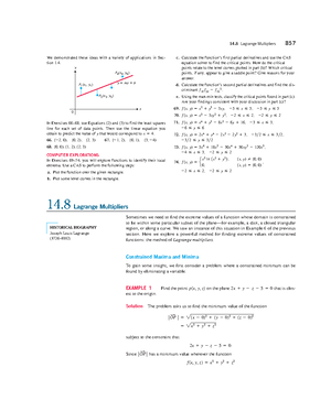 CH.14.10 Partial Derivatives with Constrained Variables - 870 Chapter ...