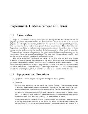 Experiment Twelve - Experiments 12 Experimental Determination of the ...