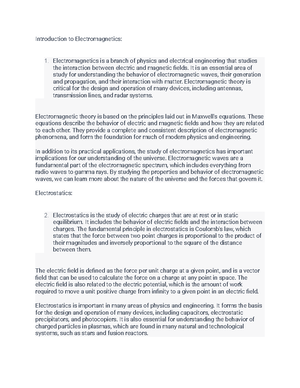 Engineering Electromagnetics 3-4 - Magnetostatics: Magnetostatics is the study of magnetic ...